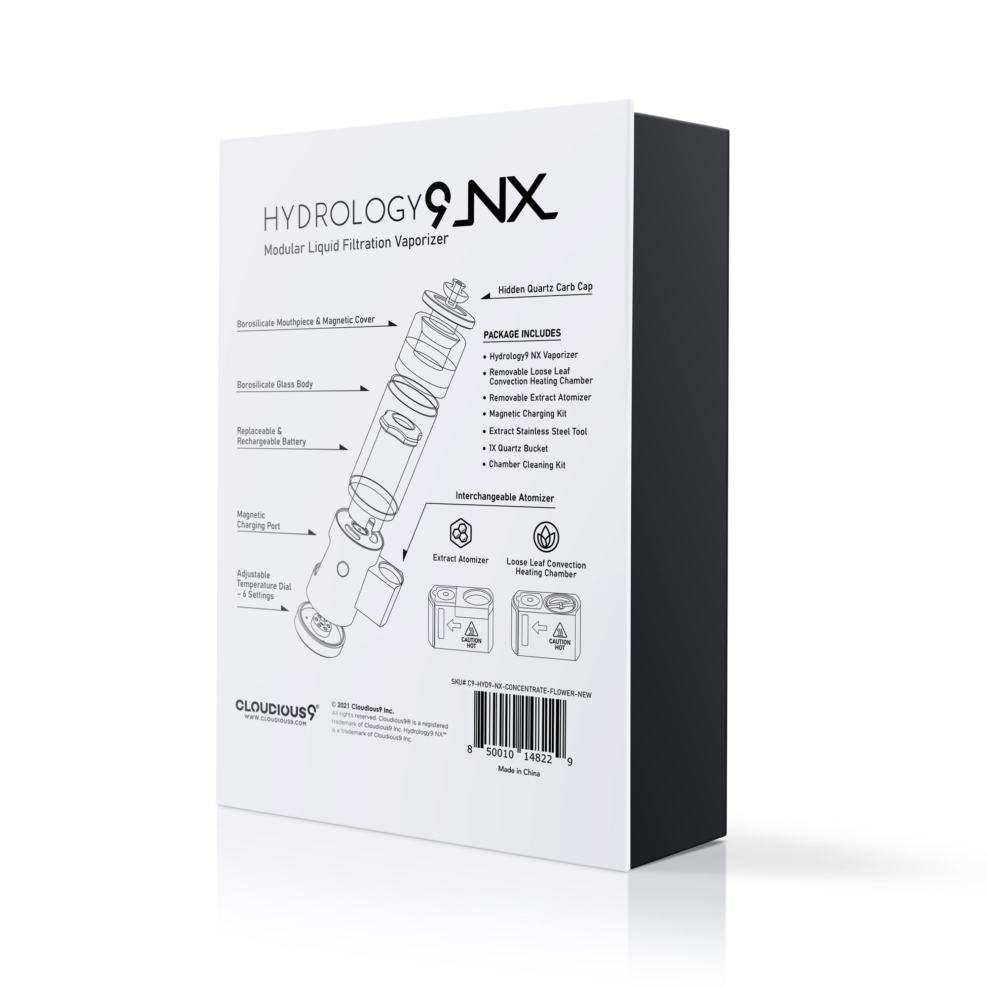Hydrology9 NX Flower & Concentrate Vaporizer - Cloudious9